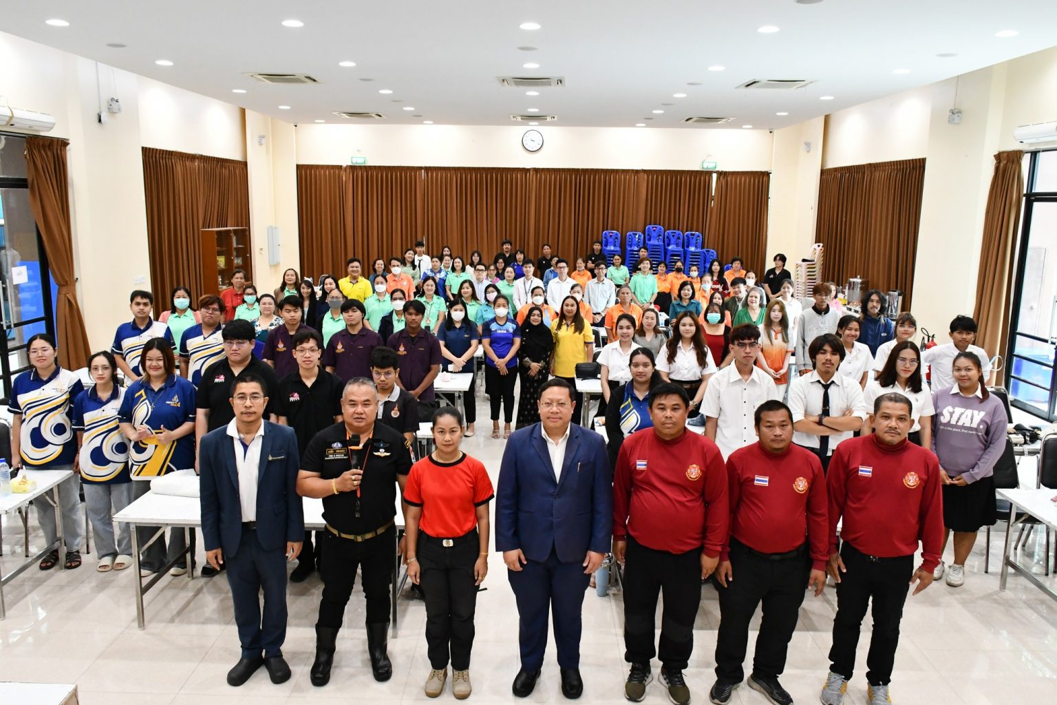 อบรมป้องกันอัคคีภัย RMUTT เสริมสร้างความปลอดภัย คณะวิทย์ฯ สอดรับ SDGs